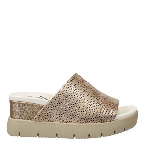 OTBT | Shoes | New Otbt Womens Norm Wedge Sandal In Gold | Poshmark